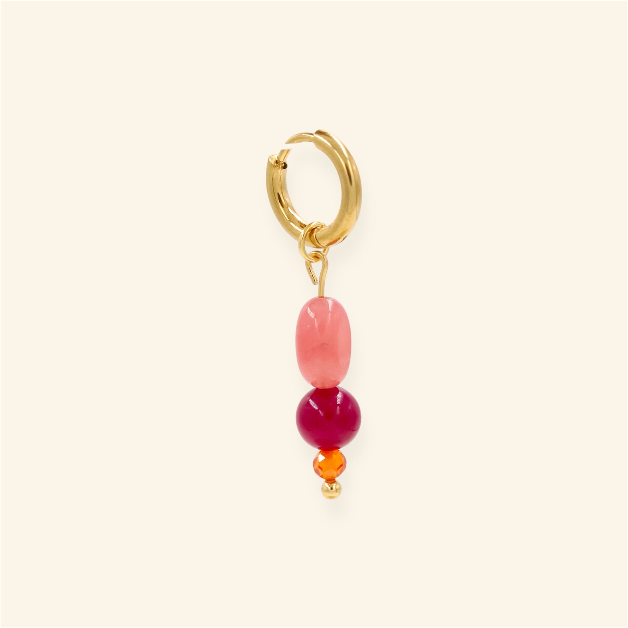 Triple Gem oorbel – Mable Happiness